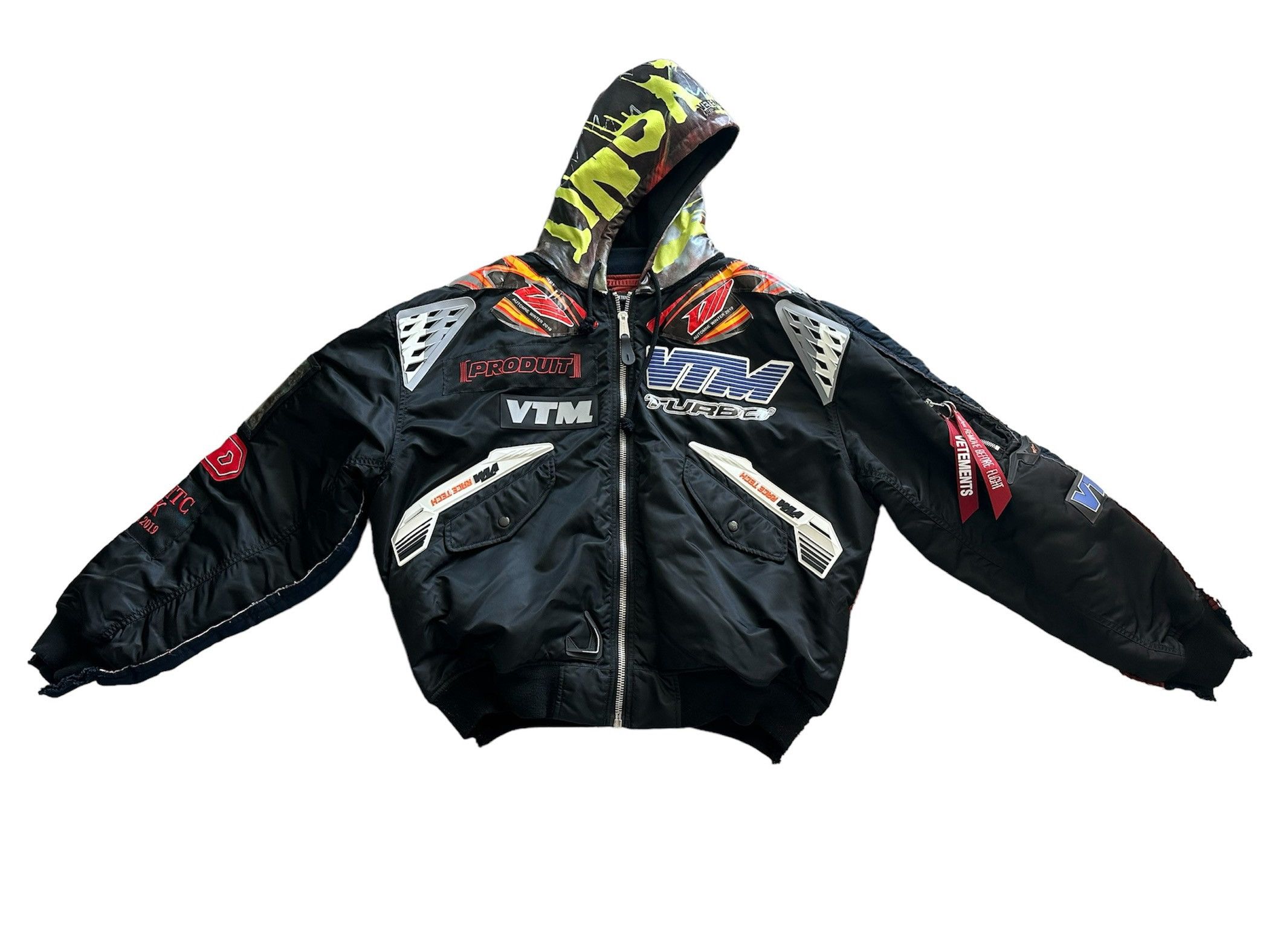 Alpha Industries × Vetements Racing Bomber Jacket | Grailed