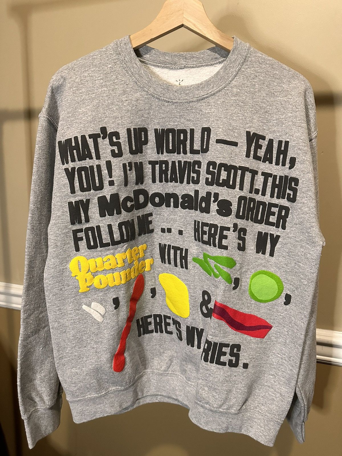 Travis Scott TRAVIS SCOTT X MCDONALDS 2020 released Size small | Grailed