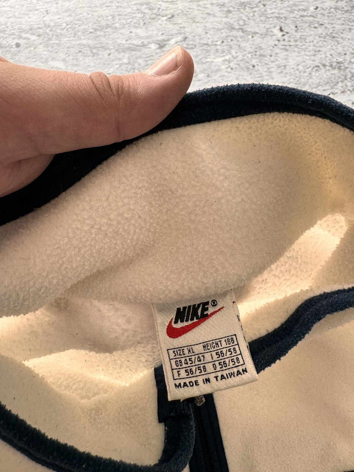 Nike NIKE TEDDY FLEECE VINTAGE CENTER LOGO OVERSIZE BOXY HOODIE | Grailed