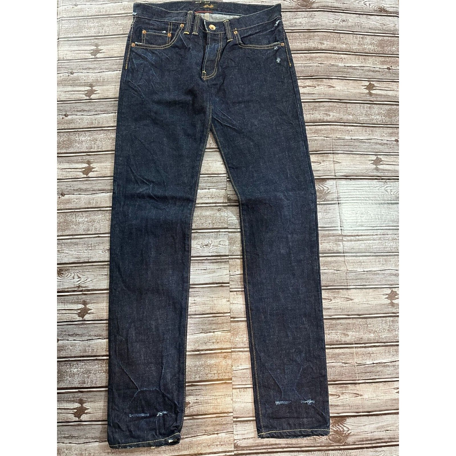 Chimala CHimala DARK WASH DENIM JEANS 27 MADE IN JAPAN 100% COTTON ...