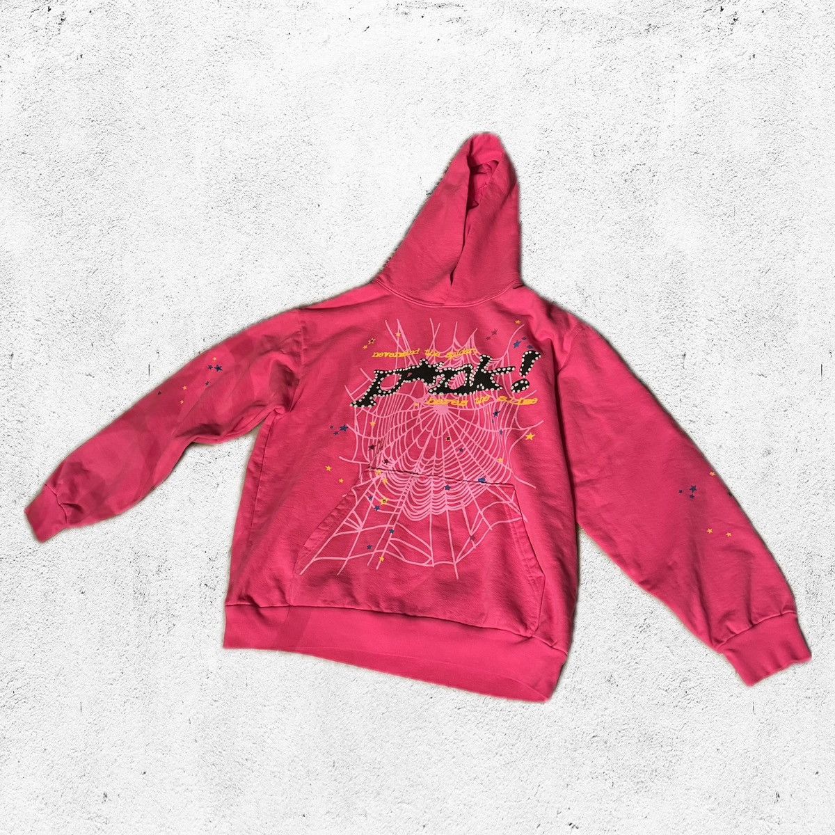 Sp5der Sp5der OG Pink Hoodie (2021 Birthday drop) | Grailed