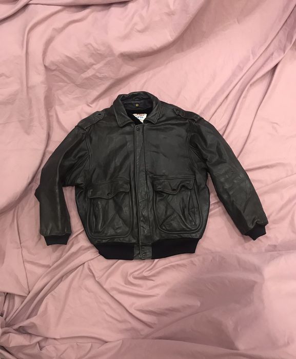 Bomber Jacket B2 LEATHER BOMBER FLIGHT JACKET | Grailed