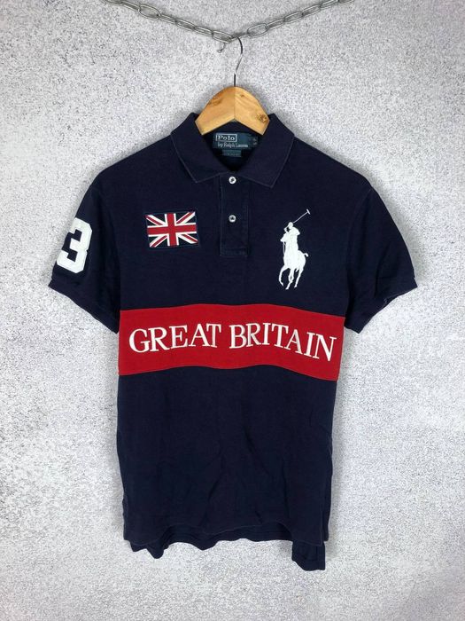 Polo Ralph Lauren Vintage Polo Ralph Lauren Great Britain #3 Polo Shirt | Grailed