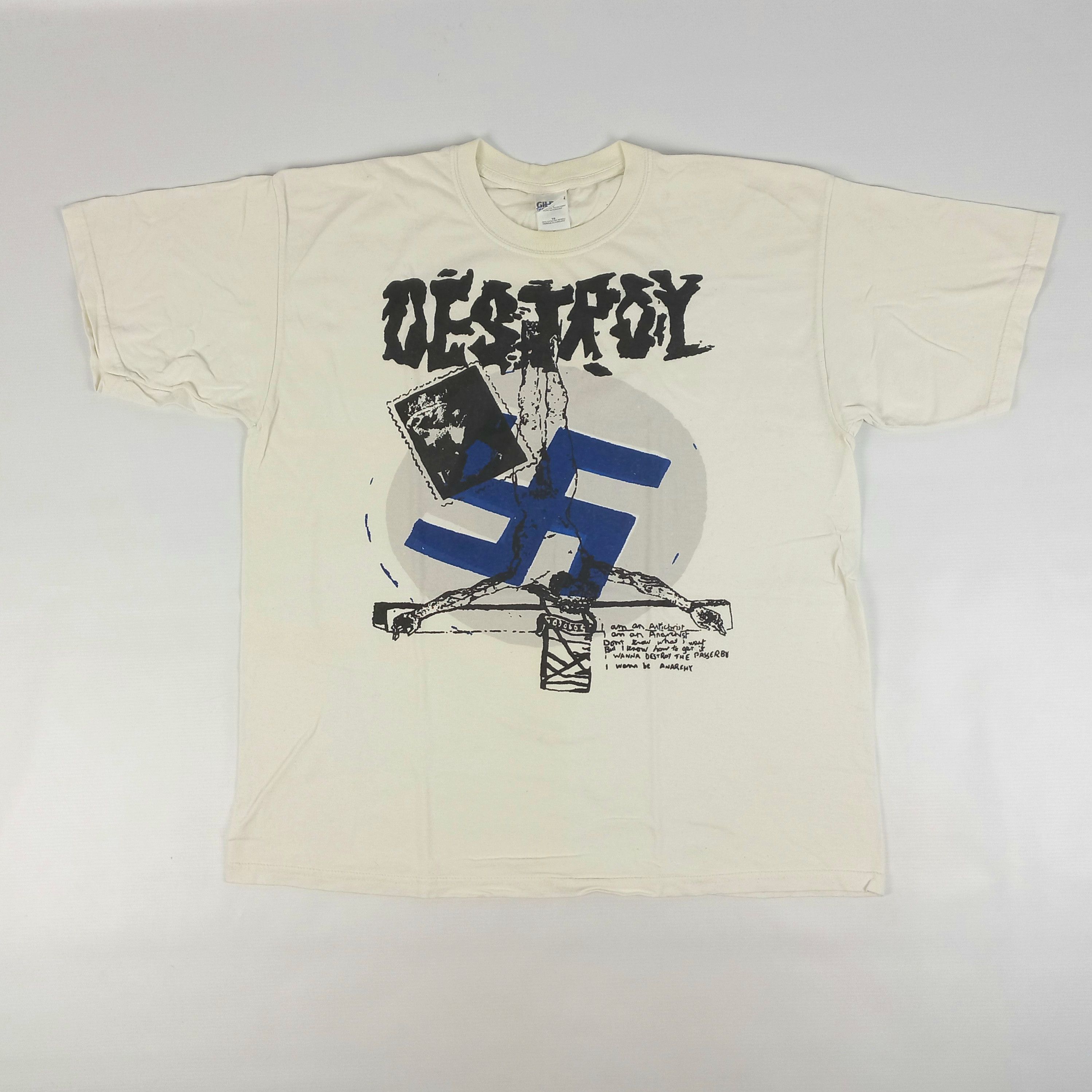 Band Tees × Gildan × Vintage Seditionaries Destroy, Sex Pistols, Sid Vicious vintage tee | Grailed