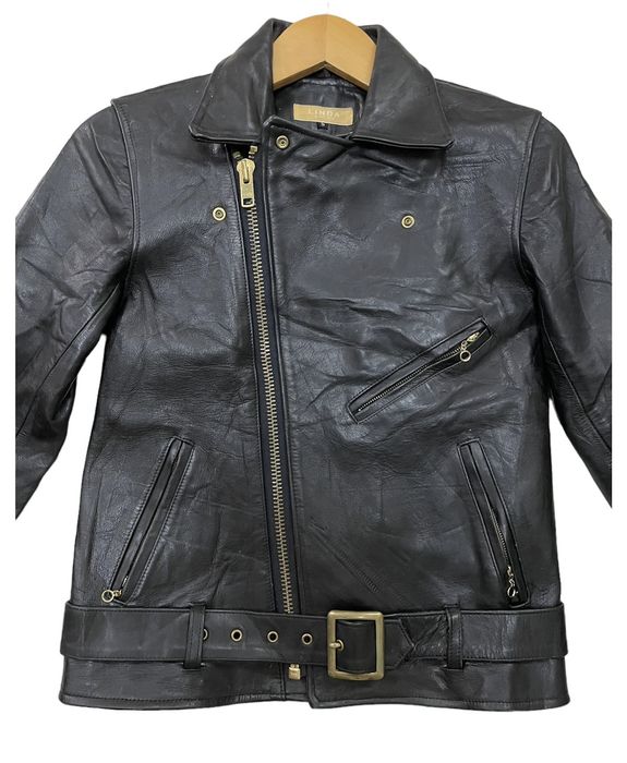Leather LINDA ATELIER LEATHER JACKET | Grailed
