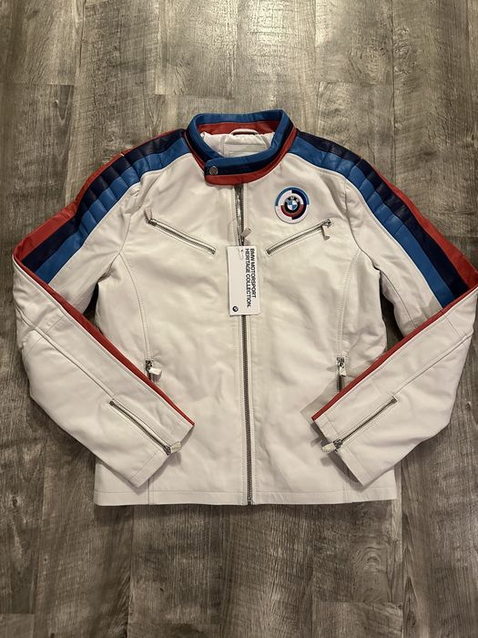 Vintage Bmw Motorsport Leather Heritage Jacket | Grailed