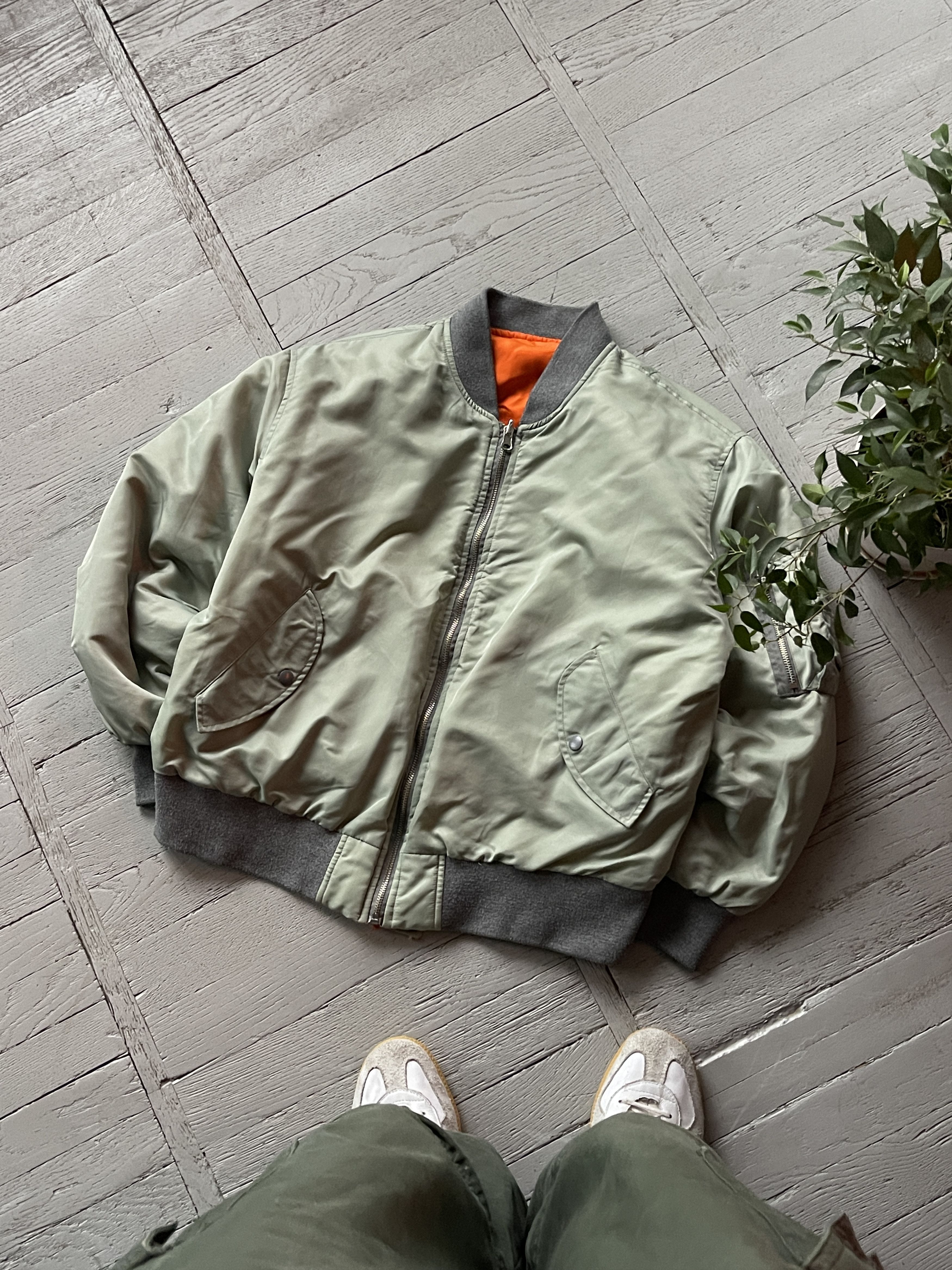 Vintage Vintage MA 1 Intermediate Bomber Jacket | Grailed
