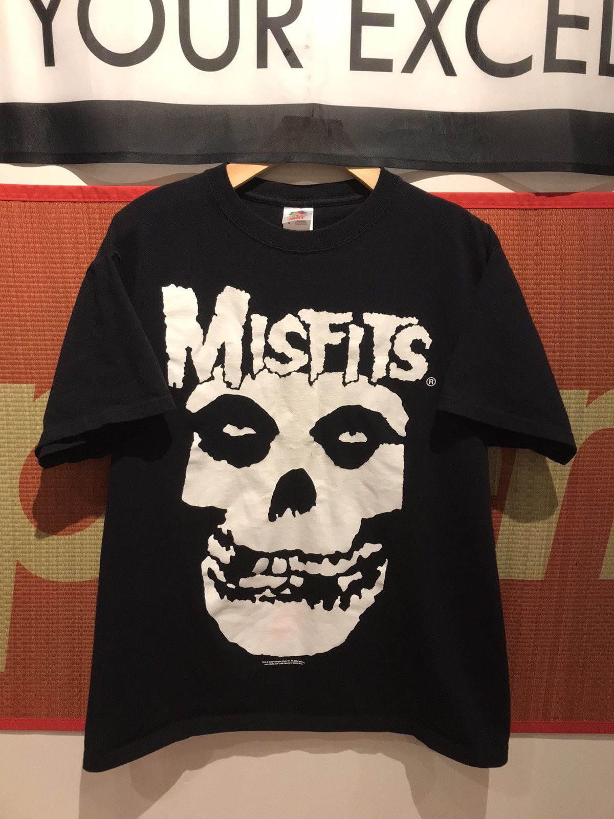 Band Tees × Misfits × Vintage 2002 vintage misfits skeleton skull ...
