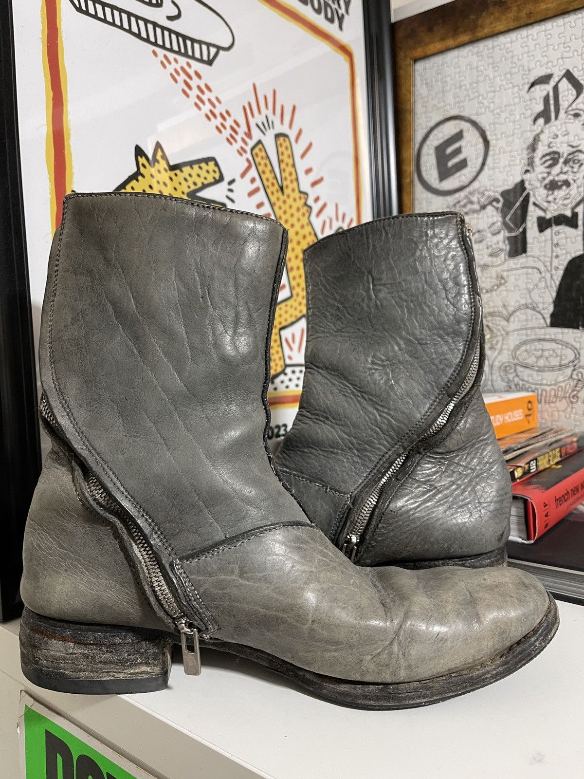 Carol Christian Poell CCP Tornado Zip Boots | Grailed