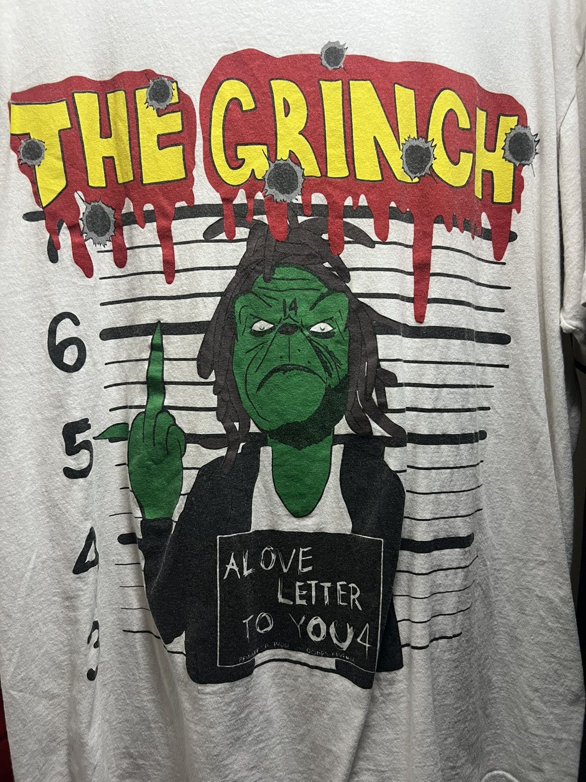 Vintage Trippie Redd “ALLTY4” “The Grinch” merch T-Shirt | Grailed