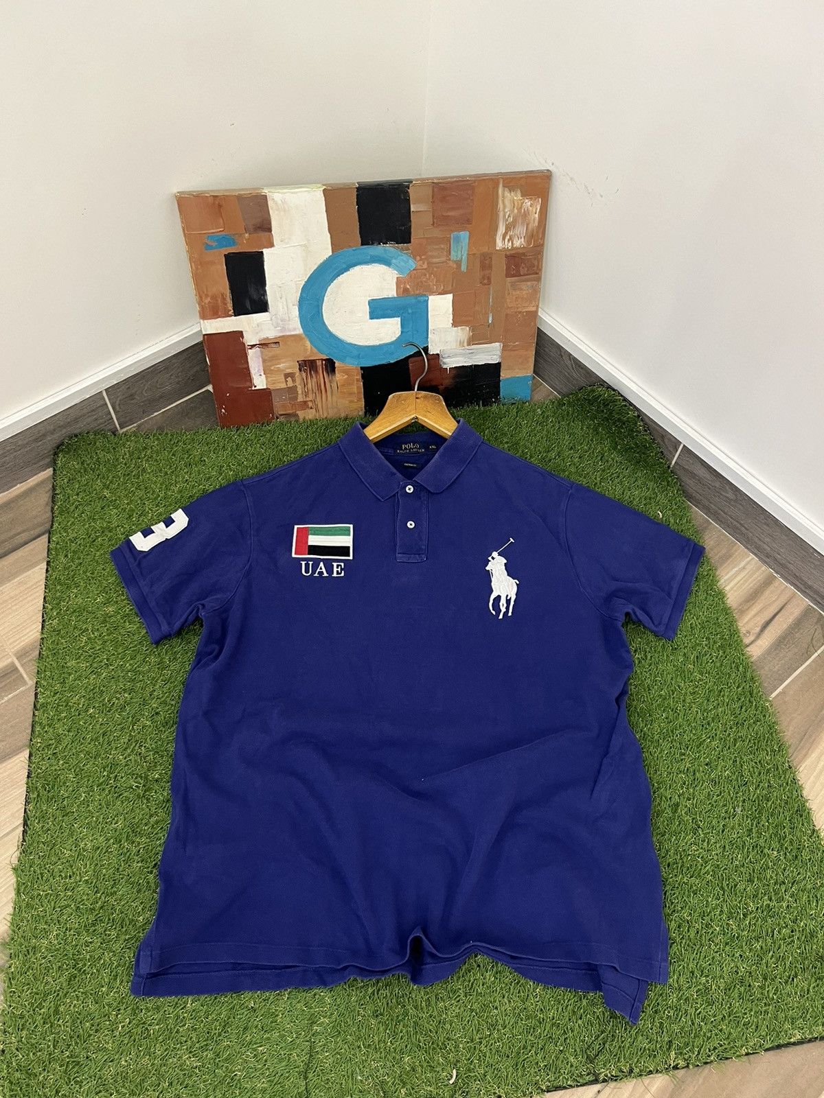 Ralph Lauren Vintage Y2K Chief Keef Ralph Lauren Blue Dubai UAE Polo | Grailed
