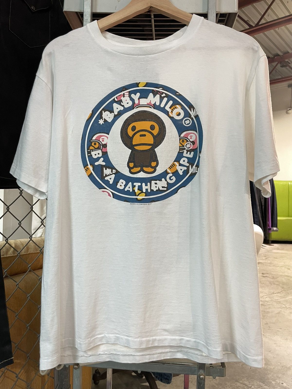 Bape Baby Milo by A Bathing Ape football helmet circle logo | Grailed