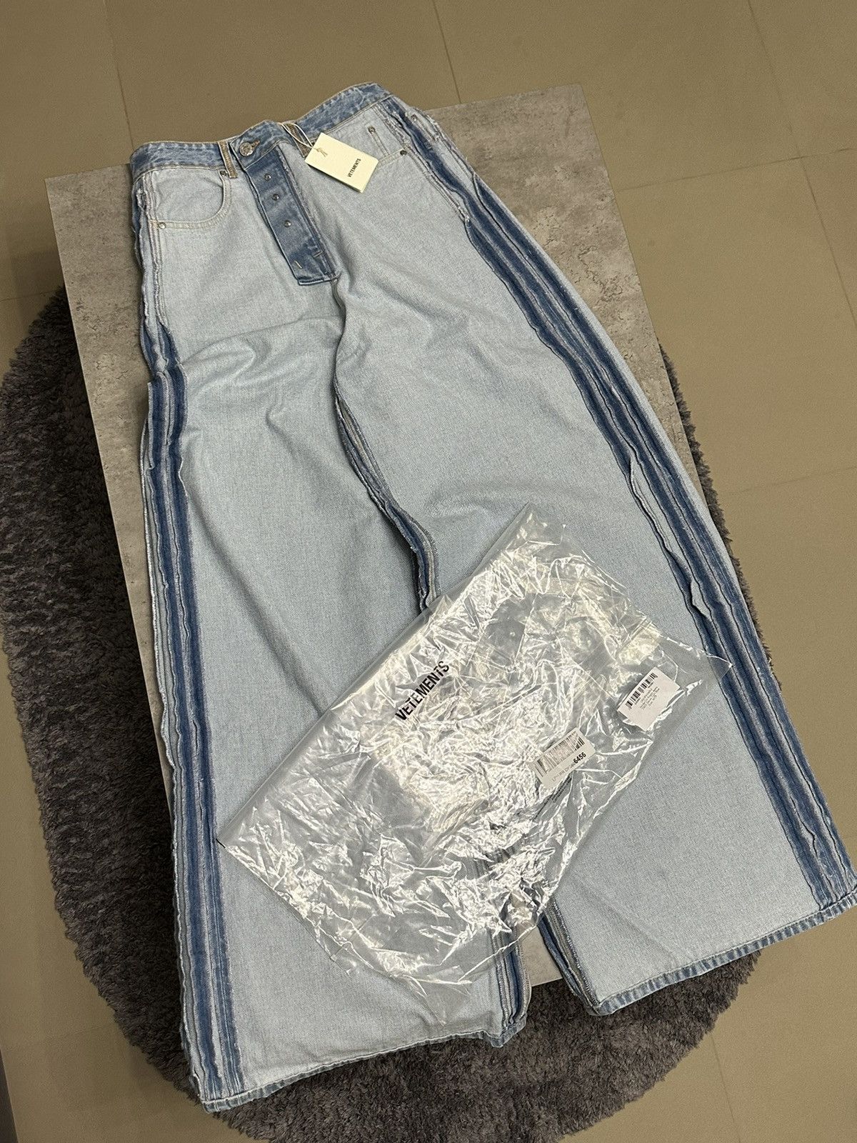 Vetements vetements inside out pants | Grailed
