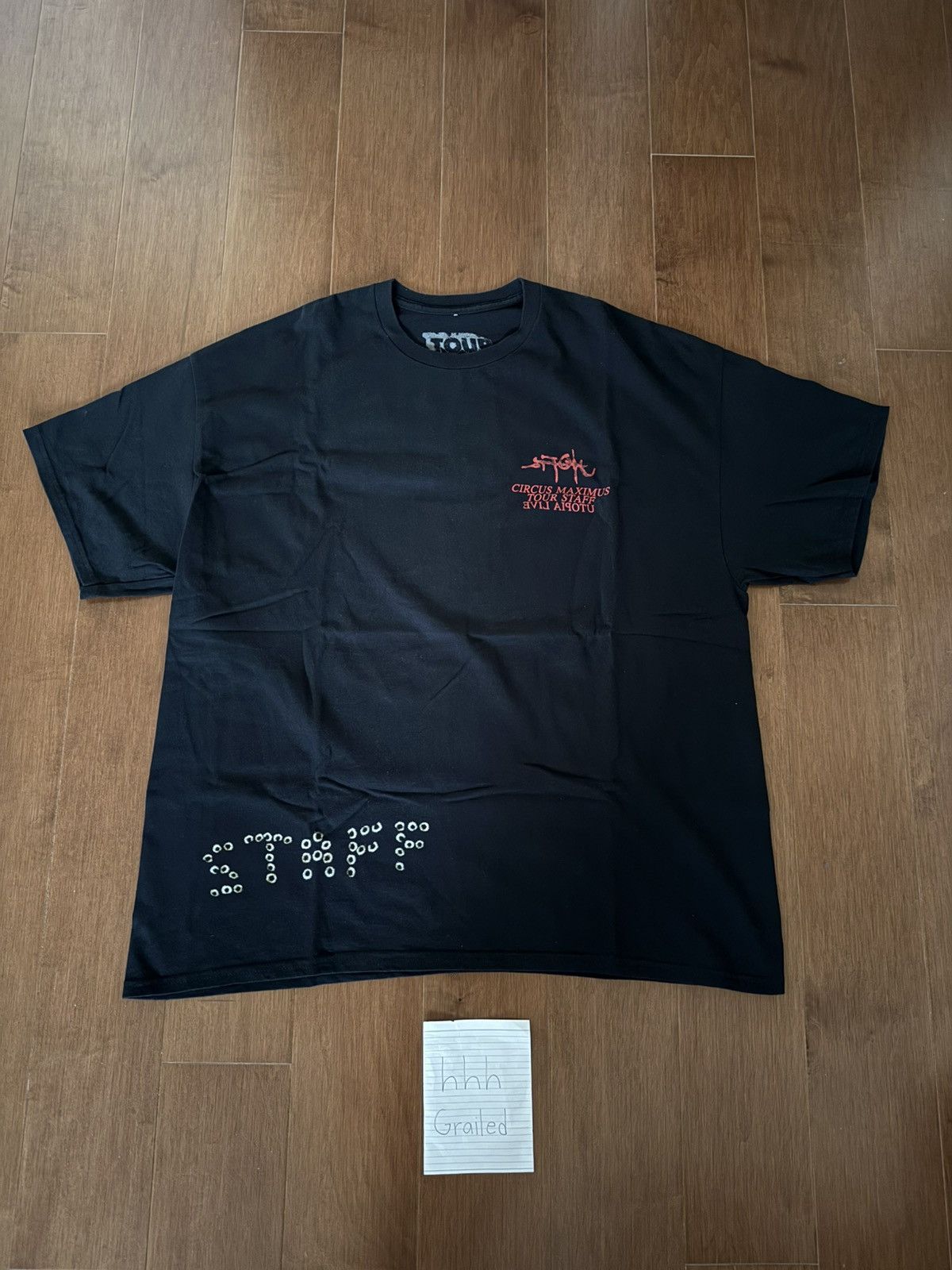 Travis Scott STAFF EXCLUSIVE UTOPIA TOUR TEE TRAVIS SCOTT | Grailed