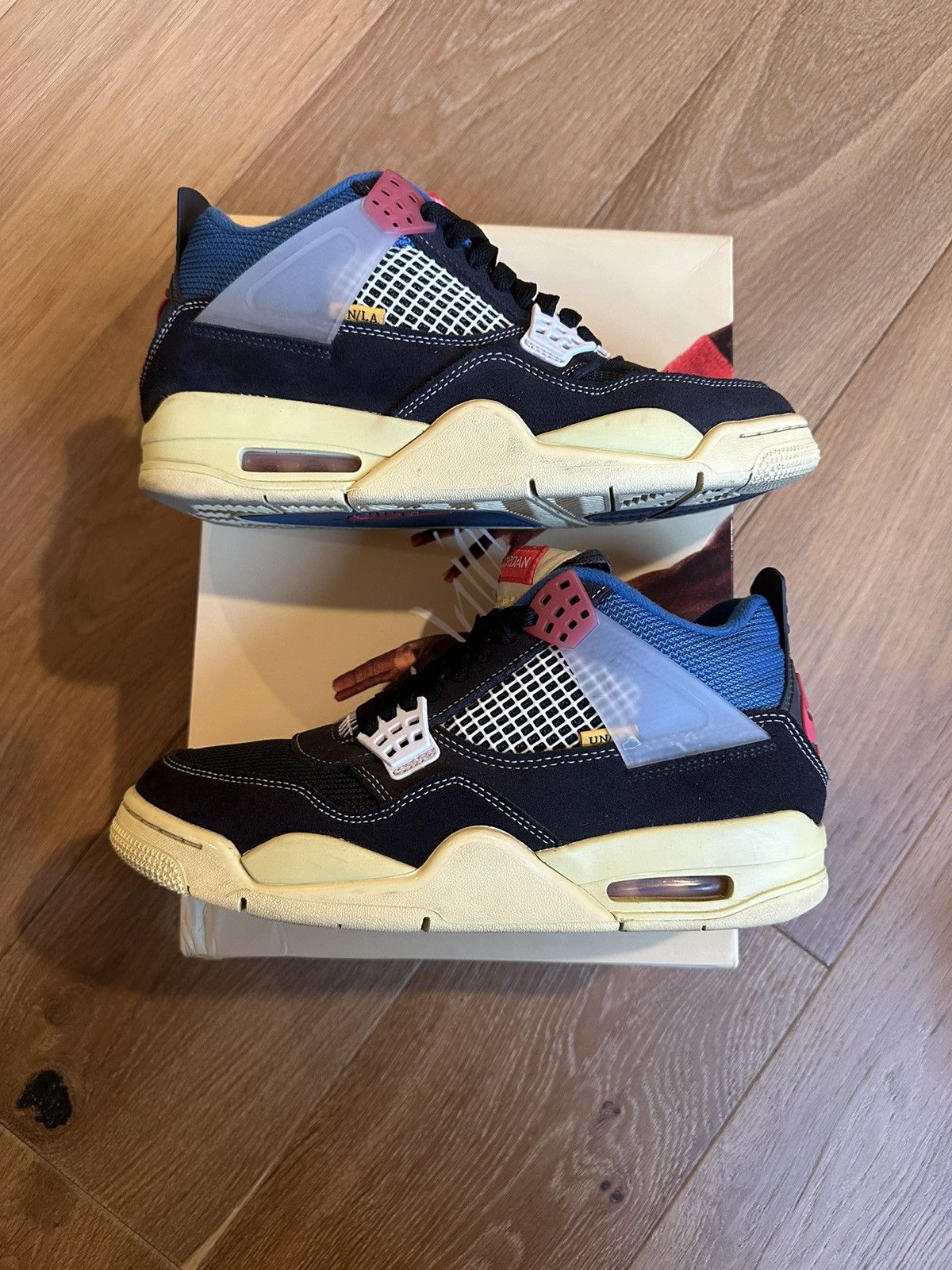 Jordan Brand × Union La Jordan 4 Retro “Off Noir” | Grailed