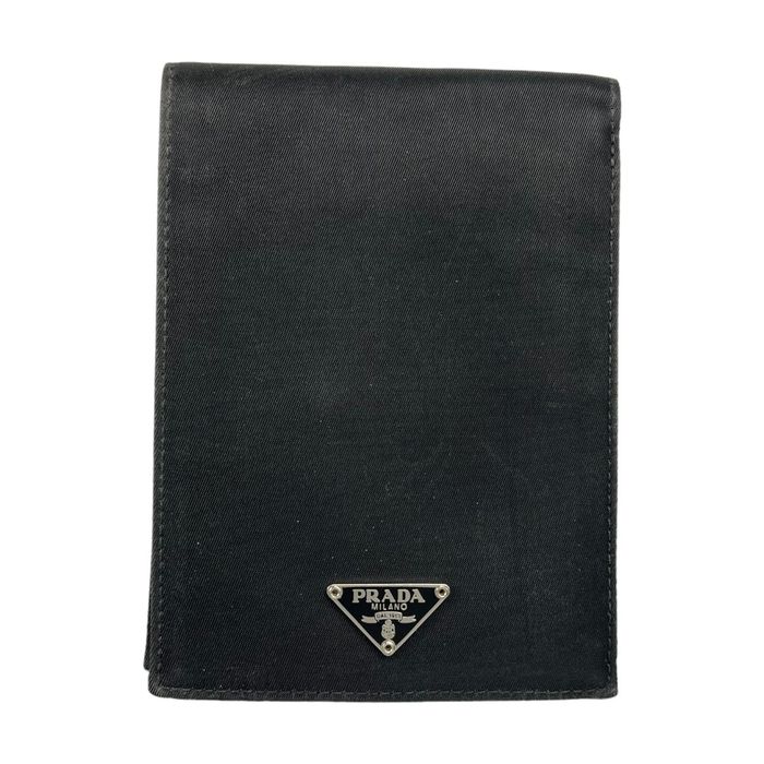 Prada Prada Badge Logo Nylon Bifold Wallet | Grailed