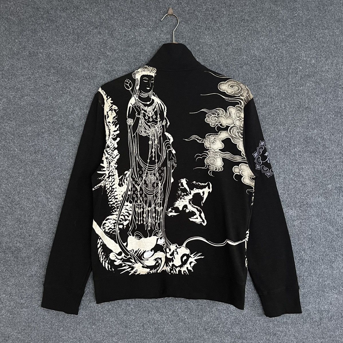 Affliction × Streetwear Karakuri Inspired Japan Motive Zip Up Jacket ...