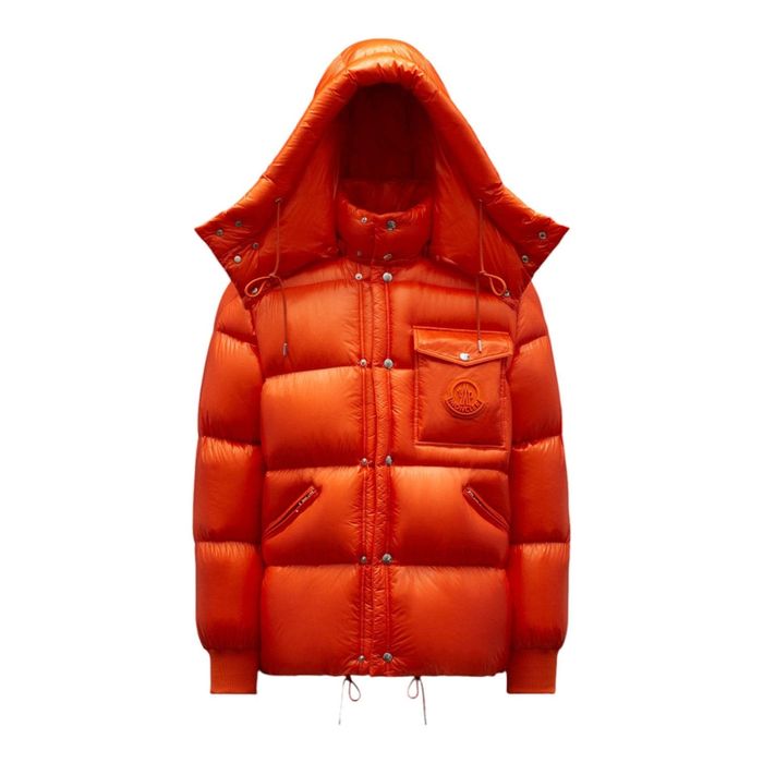 Moncler Moncler Lamentin Short Down Jacket Bright Orange | Grailed