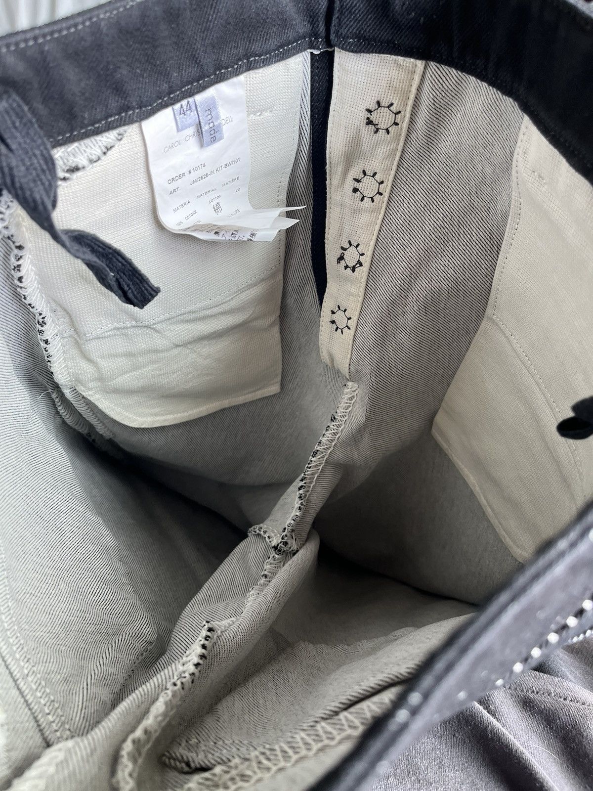 Carol Christian Poell CCP kit bw denim | Grailed