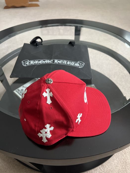 Chrome Hearts Chrome Hearts cross patch hat | Grailed