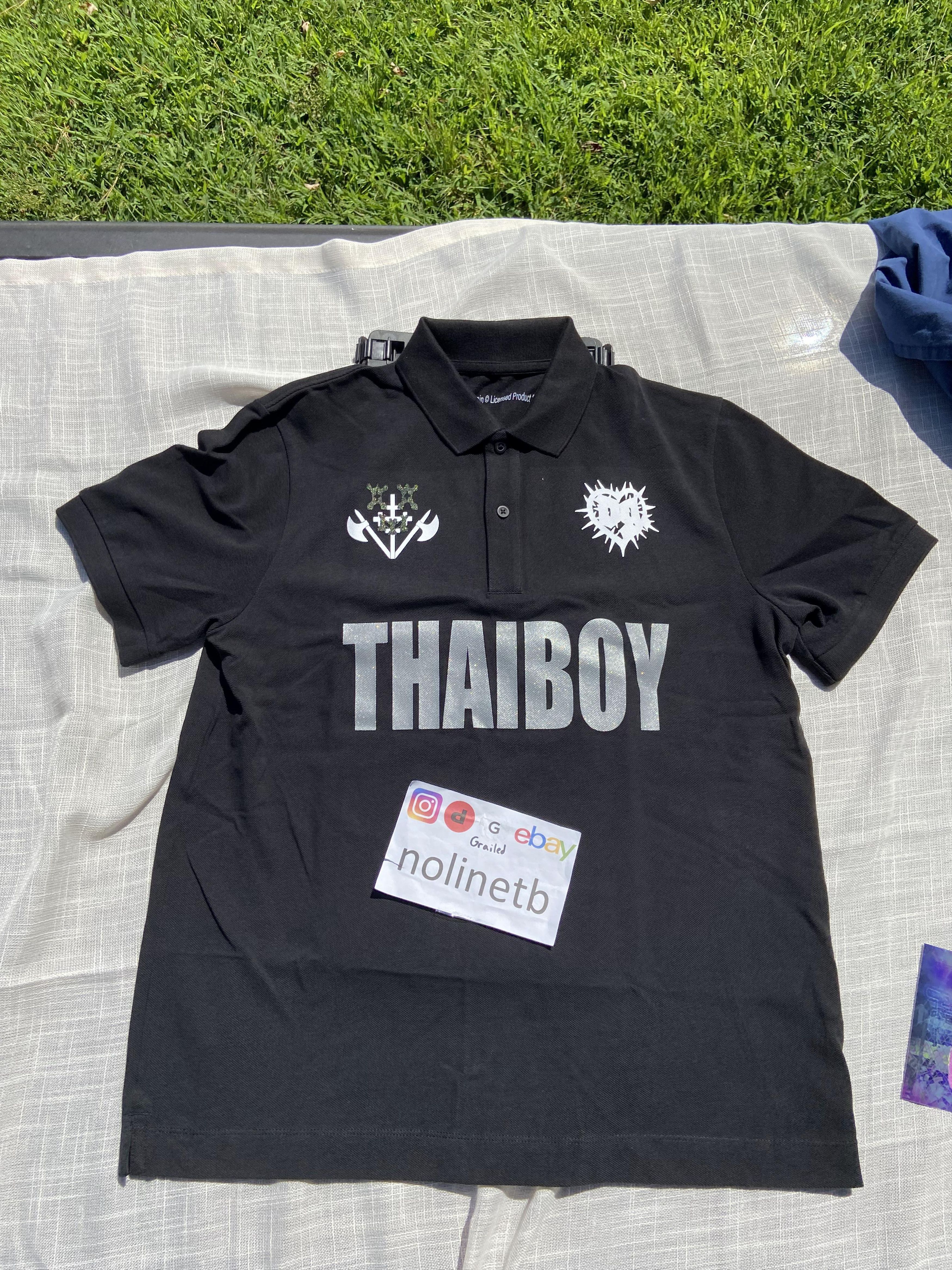 Drain Gang × Sad Boys Thaiboy Digital Back 2 Life Polo Shirt | Grailed