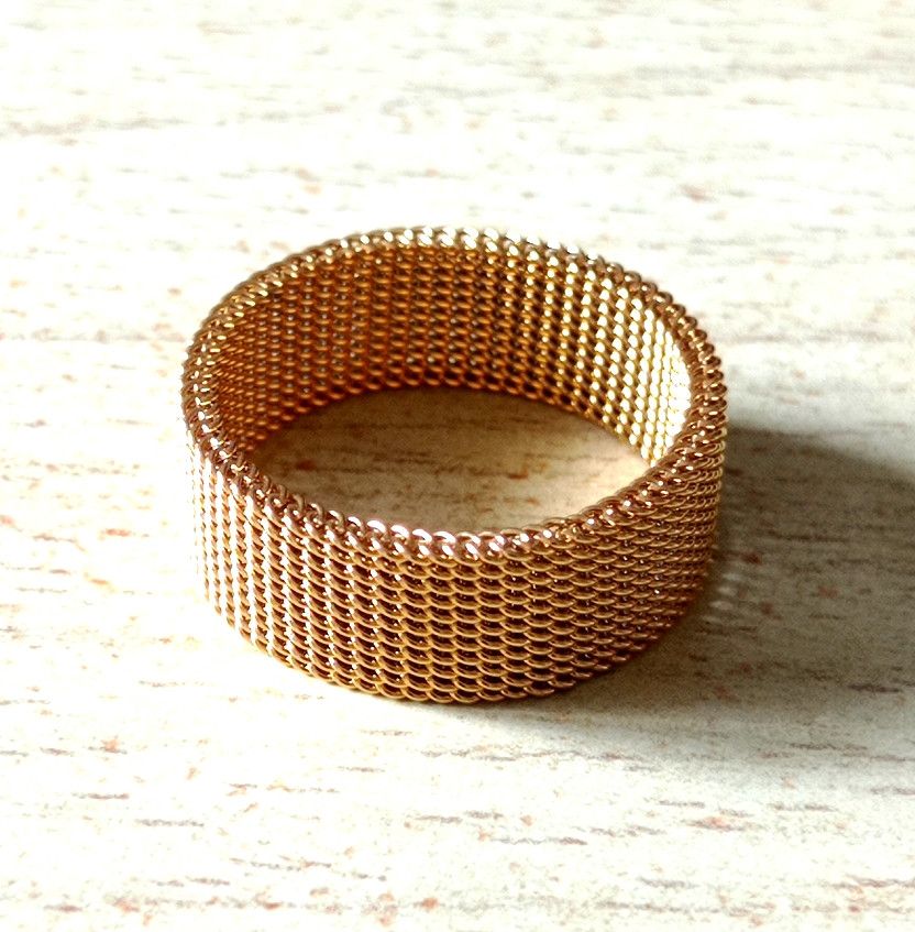 Kurt Cobain × Vintage Punk Shine Gold Net Chain Ring Unique | Grailed