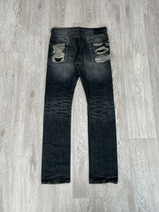 Undercover AW05 Undercover Arts and Crafts Skull 85 Distressed Denim ...