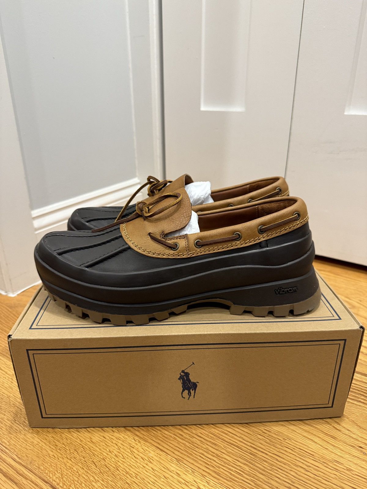 Polo Ralph Lauren Logan Lug-Sole Leather Duck Shoe | Grailed