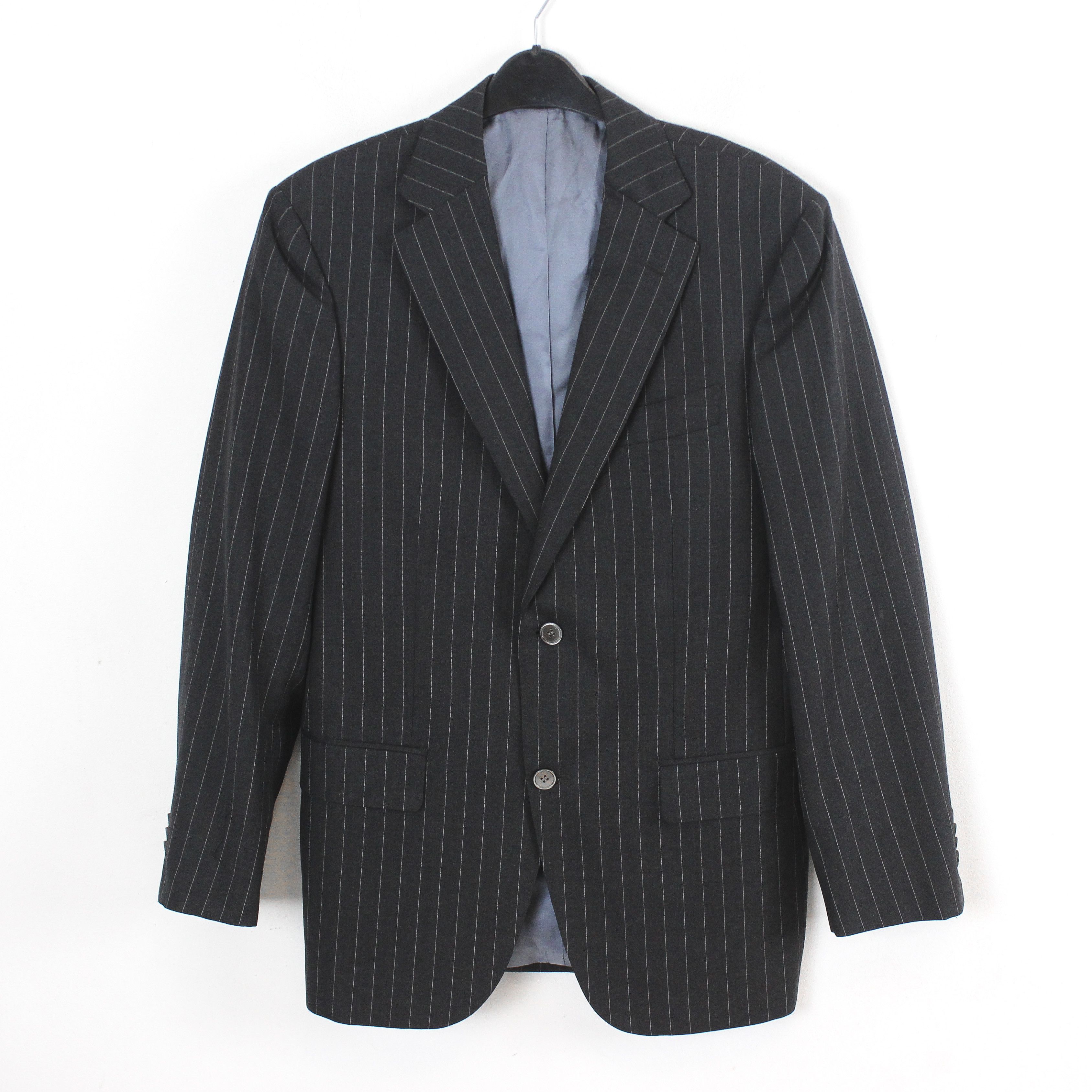 Suitsupply Men Coat UK 38 US Pinstriped Blazer EU 48 Suit Jacket S ...