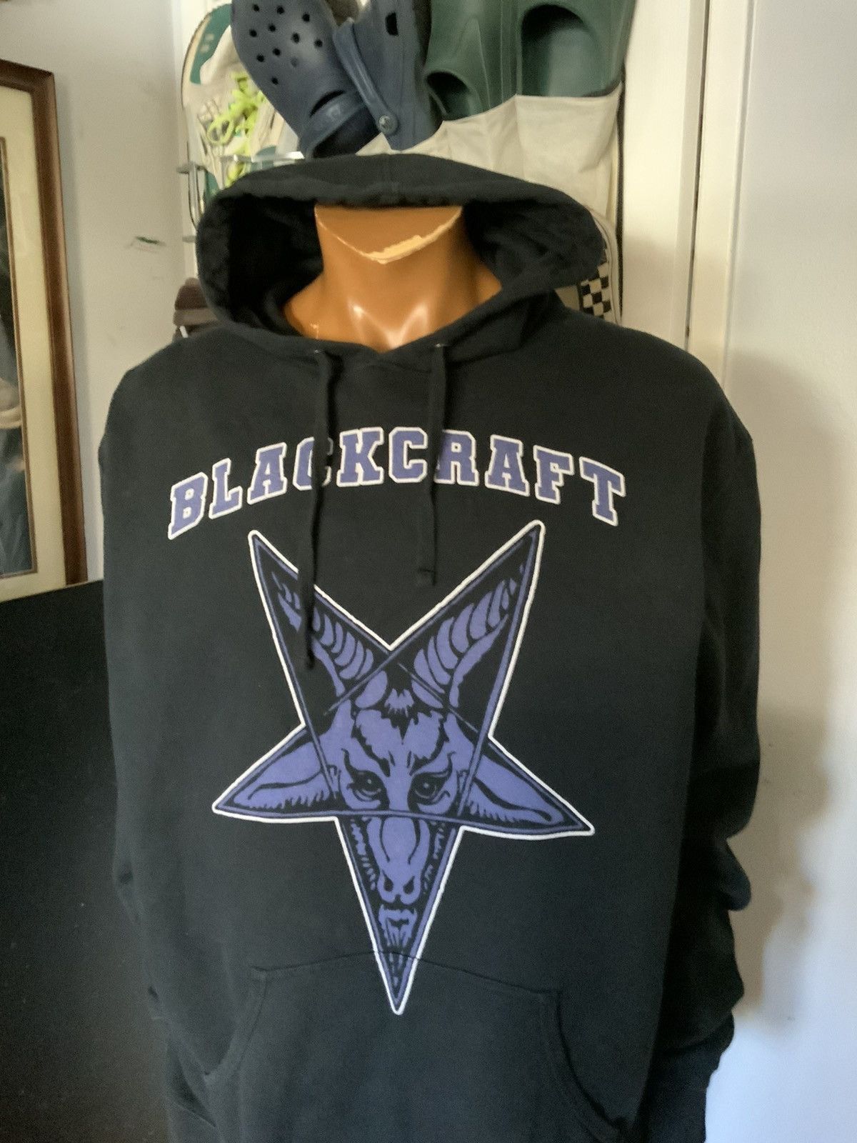 Streetwear Black Craft Cult Baphomet Pentagram 666 Gothic Emo Hoodie ...