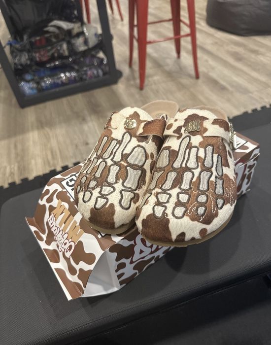 Designer Octavious Marks, Brown Cow Clogs. | Grailed