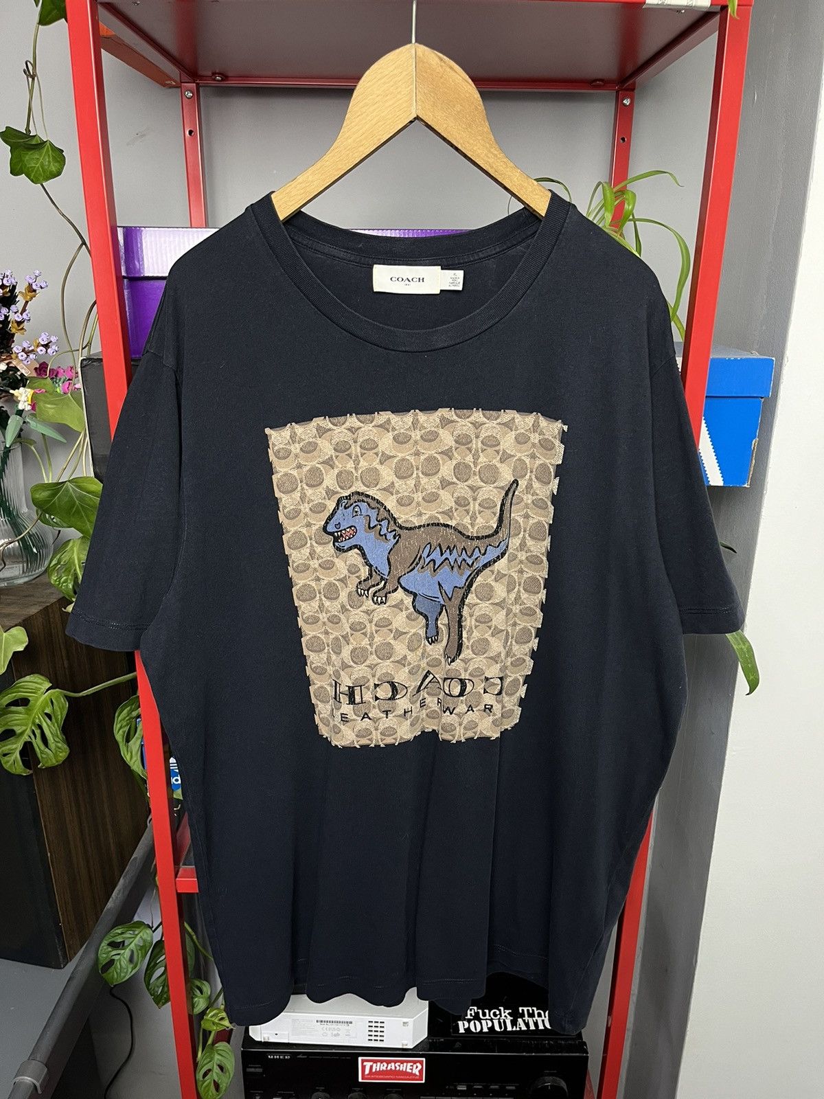Coach × Luxury × Streetwear Coach dinosaur graphic tee | Grailed