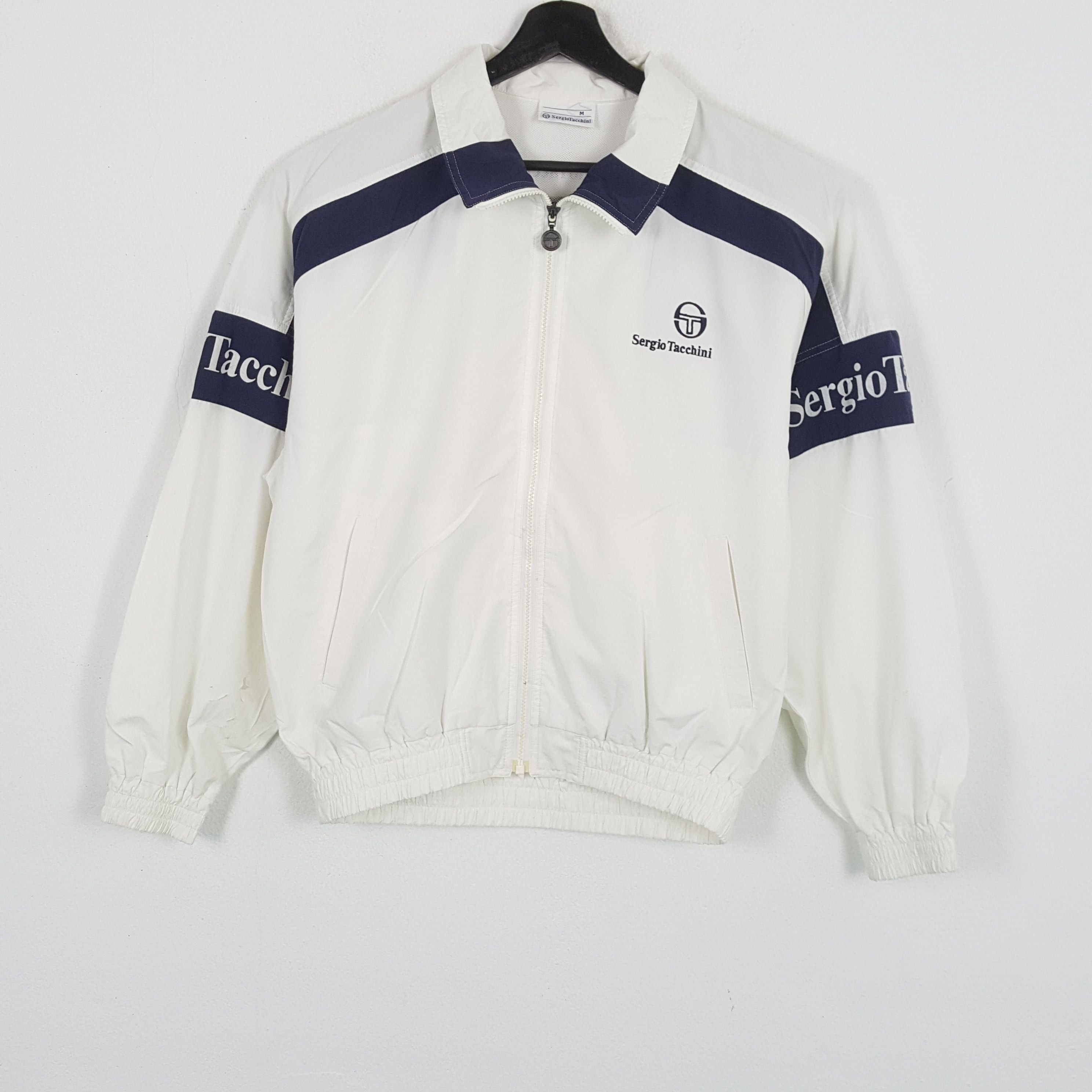 Sergio Tacchini × Vintage SERGIO TACHINI Sportswear Style Jacket Logo ...