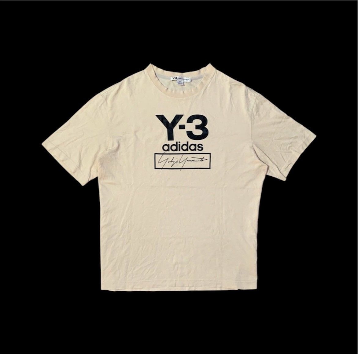 Adidas × Y's Adidas Y-3 Yohji Yamamoto Big Logo Tee | Grailed