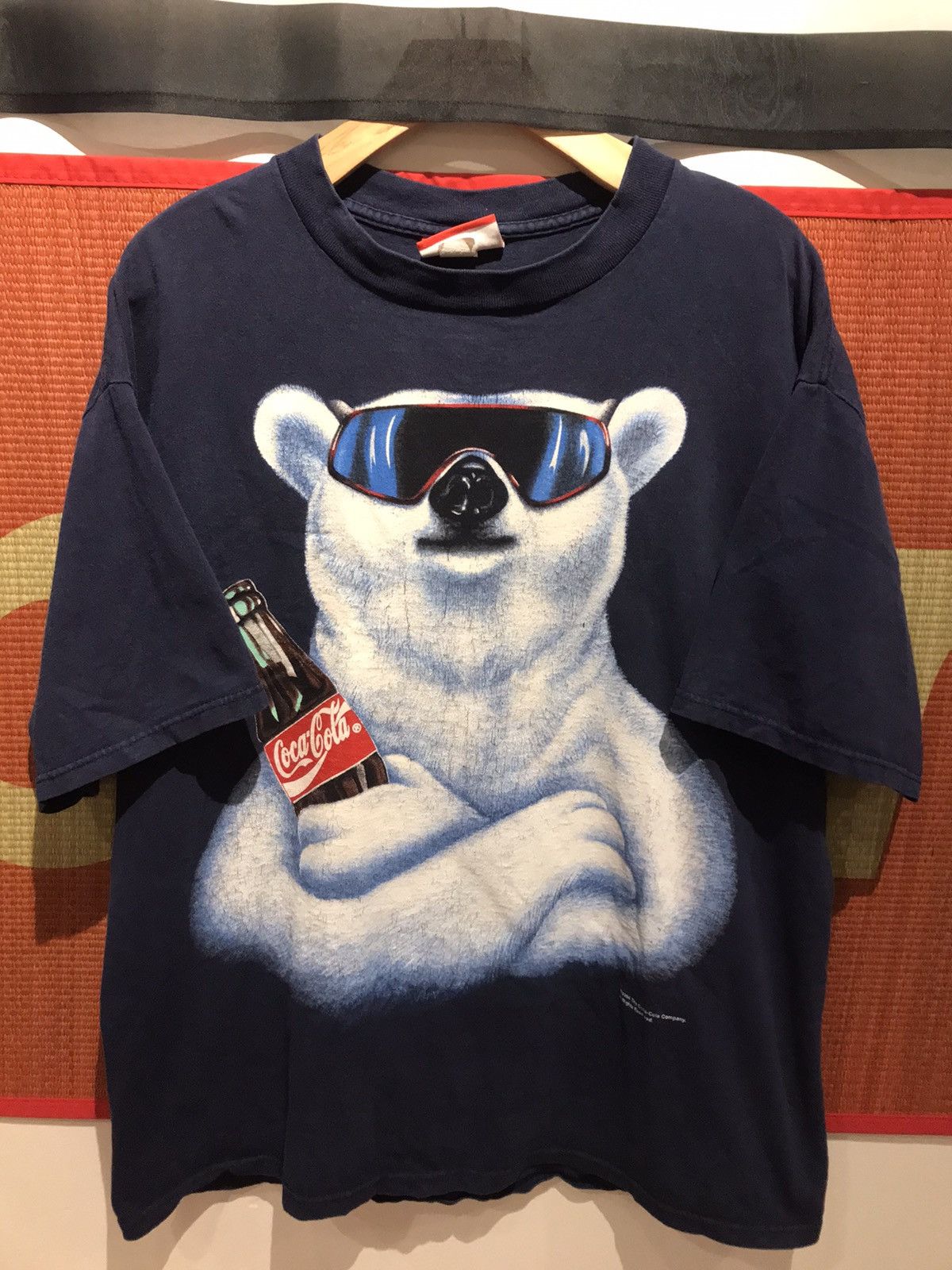 Vintage 1994 vintage made USA Coca Cola soda polar bear animal promo ...