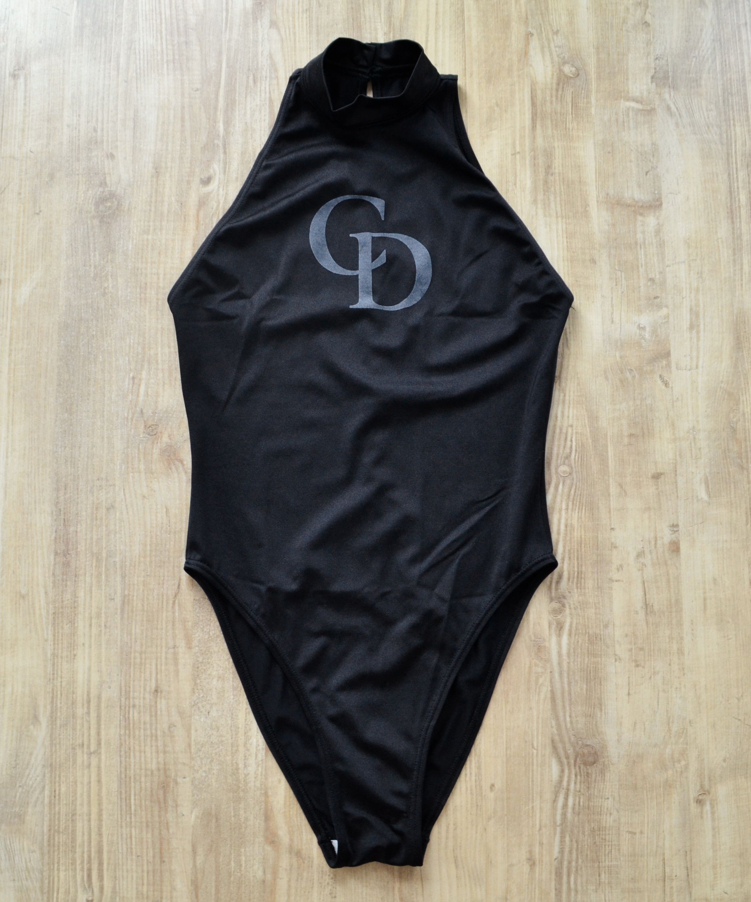 Dior 🌱 CHRISTIAN DIOR Swimsuit Black CD Logo Vintage Swim Wear | Grailed
