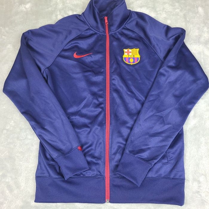 Nike Nike FC Barcelona FCB Barca Full Zip Track Jacket 2000s Mens | Grailed
