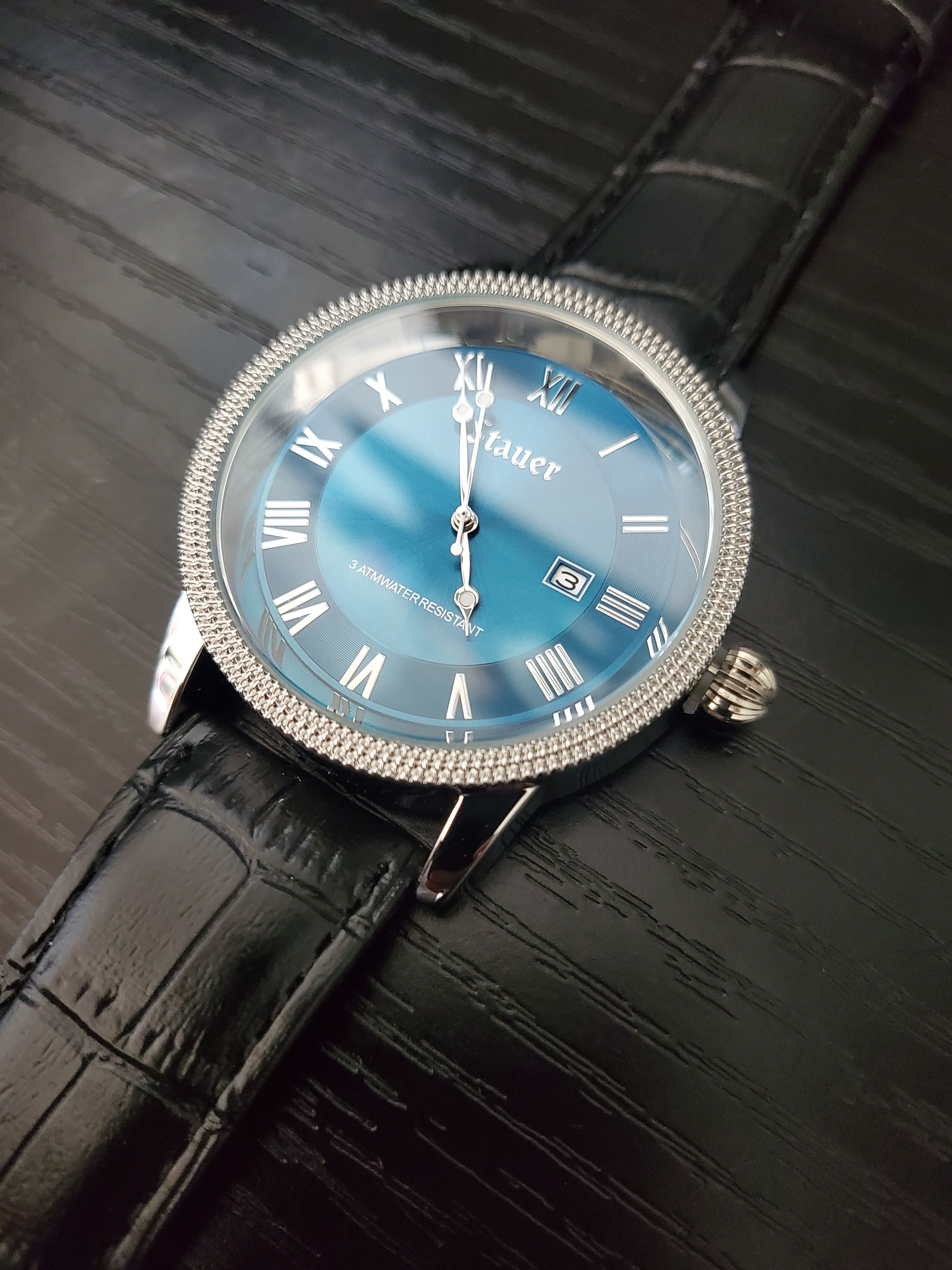 Other 🔥RARE Brand New Stauer 28997 Men's Leather Watch Full Set! | Grailed