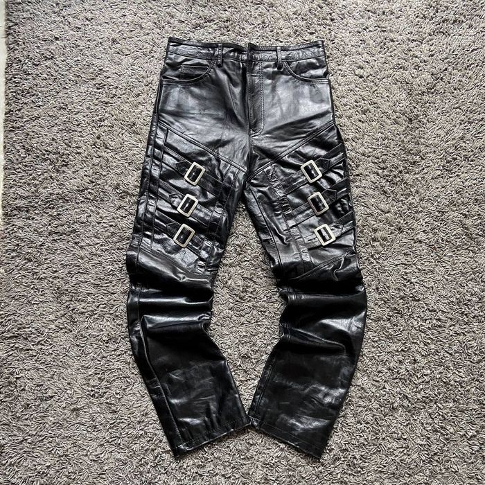Rick Owens Opium leather pants | Grailed