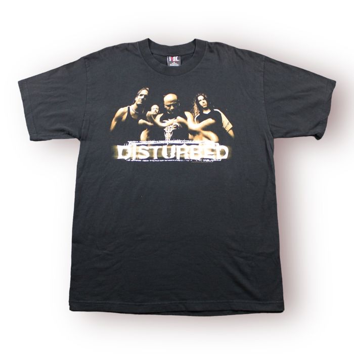 Vintage Vintage Disturbed 2000 "The Sickness" Album Giant T-Shirt | Grailed