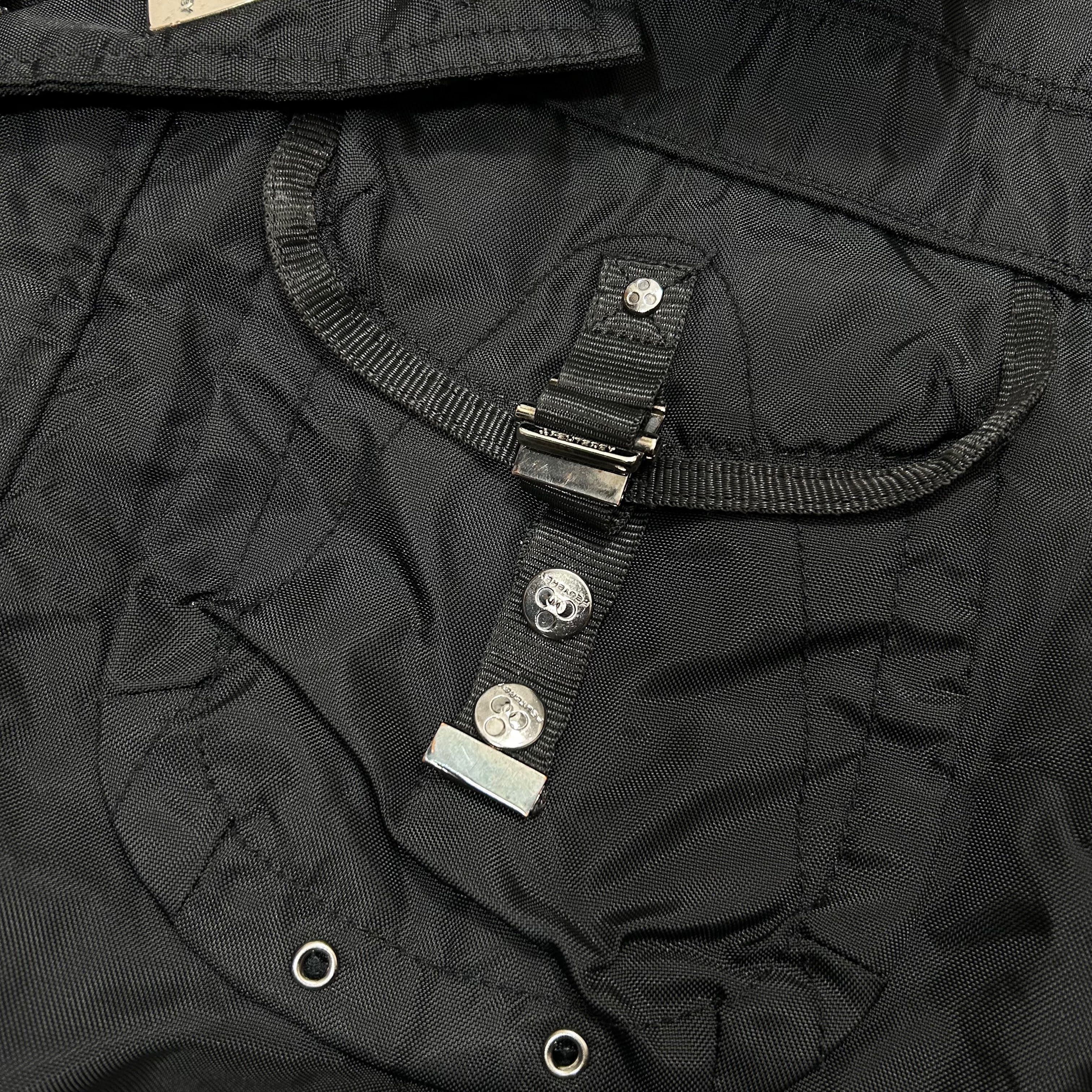 Peuterey Peuterey Black Nylon Down Filled Fitted Jacket Peuterey Peuterey Black Nylon Down Filled Fitted Jacket