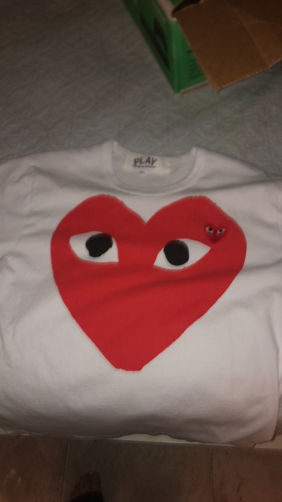 Comme des Garcons CDG PLAY heart logo | Grailed