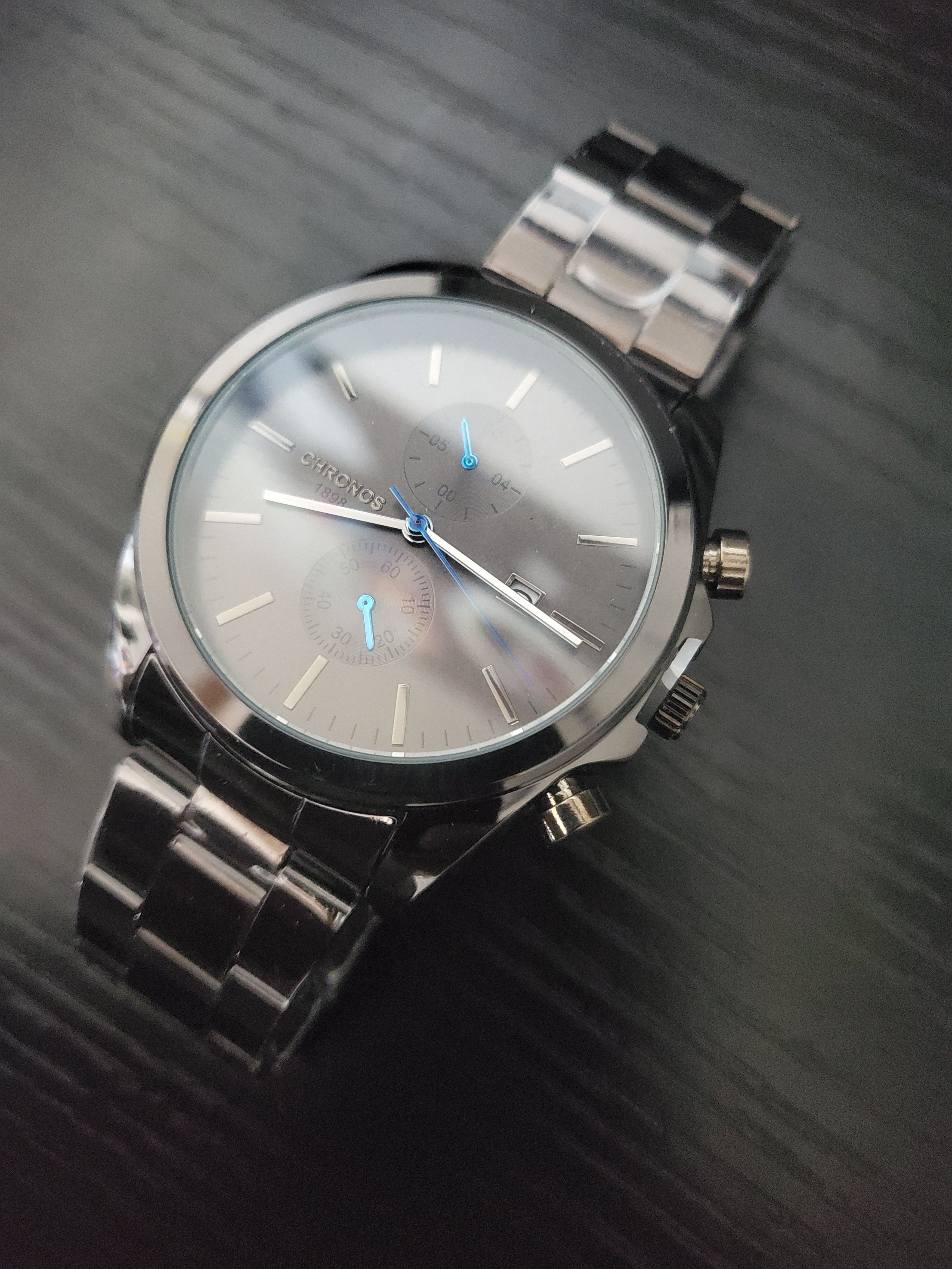 Other 🔥NEW Men's Chronos Watch Calendar Quartz 42mm Black Watch | Grailed