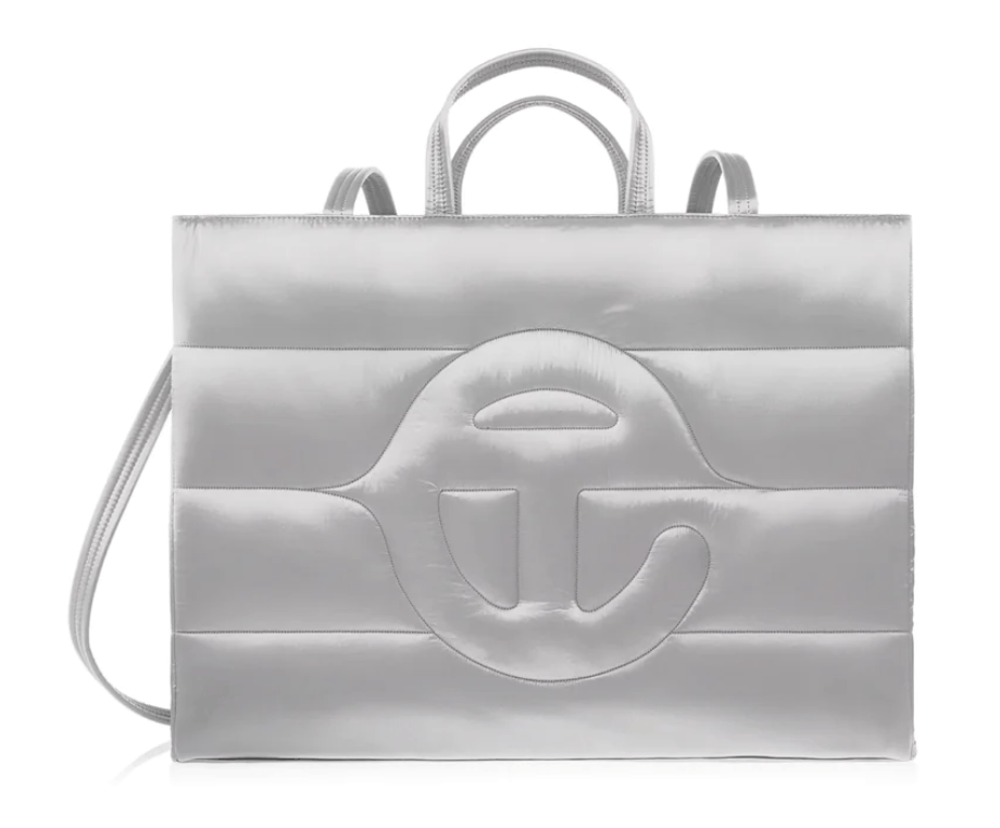 Telfar large Puff Shopper - gray | Grailed