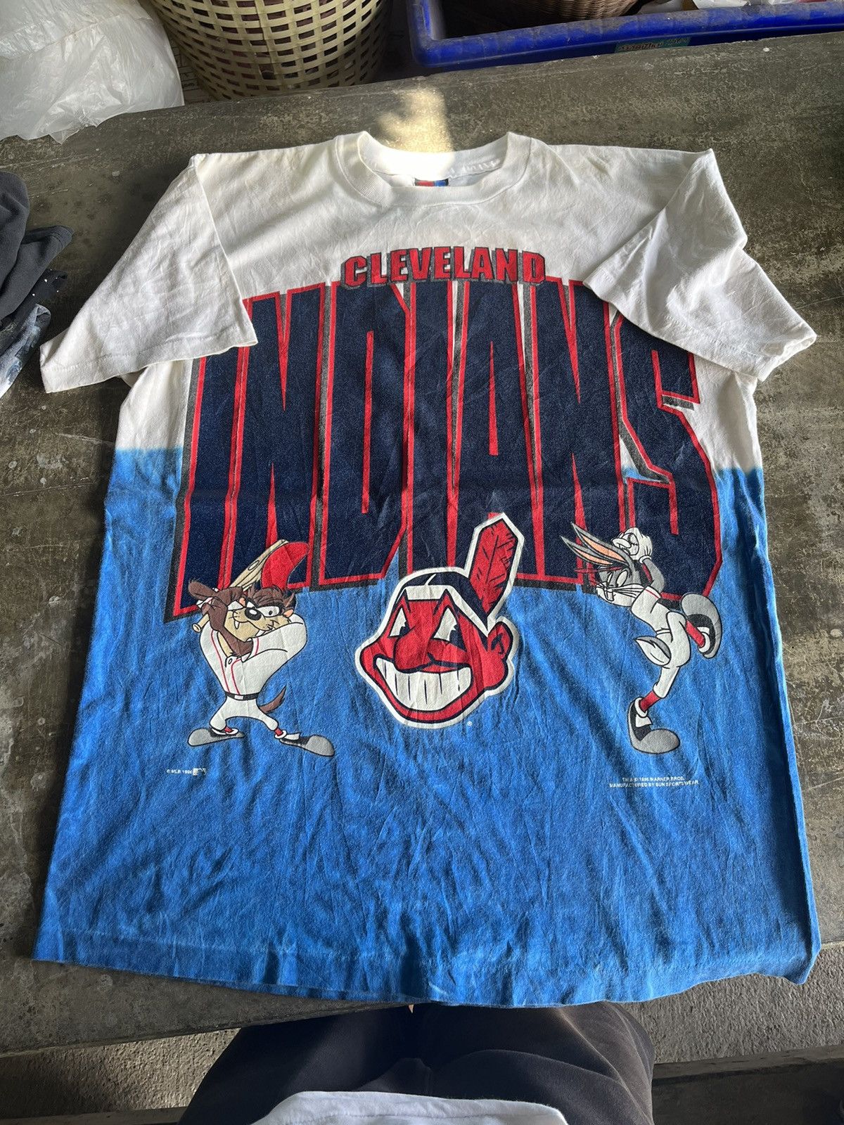 Band Tees × Made In Usa × Vintage Vintage Indian looney toon 1996 | Grailed