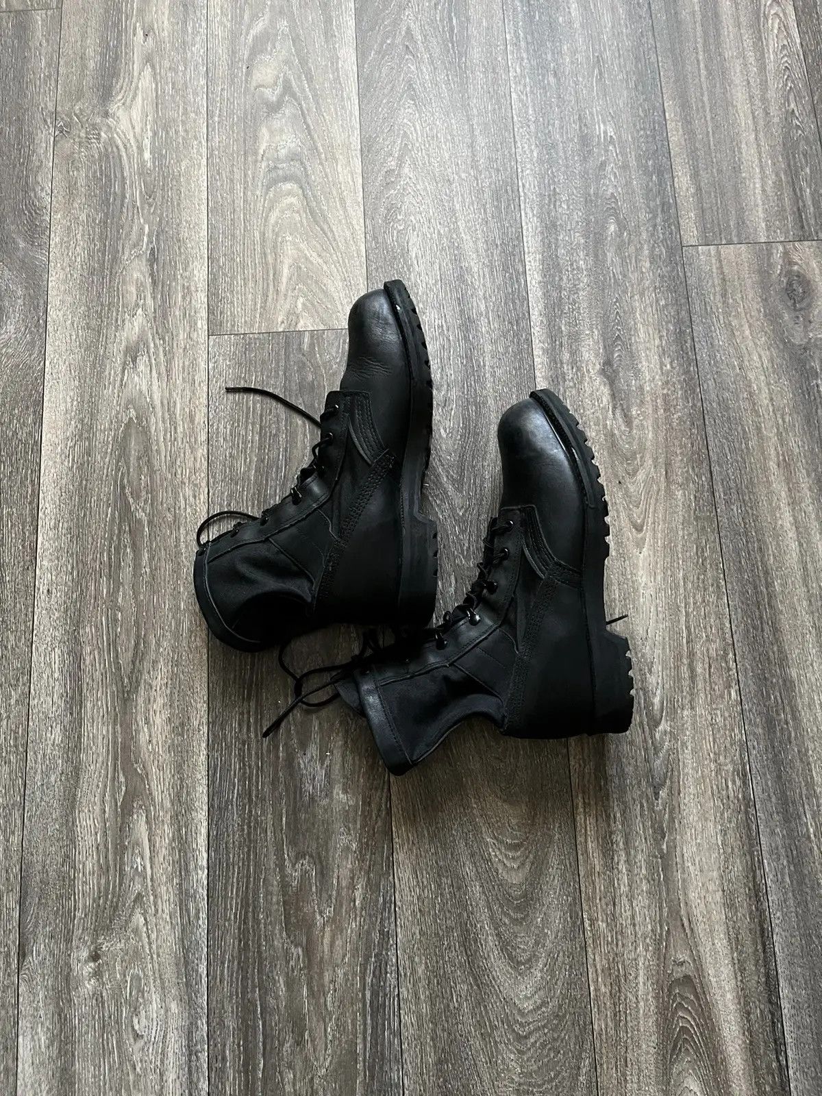 Combat Boots × Military × Vintage Vintage leather combat military boots ...
