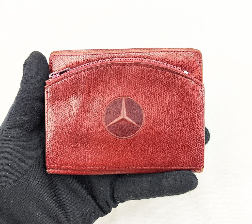 Mercedes Benz vintage MERCEDES BENZ west germany leather wallet | Grailed