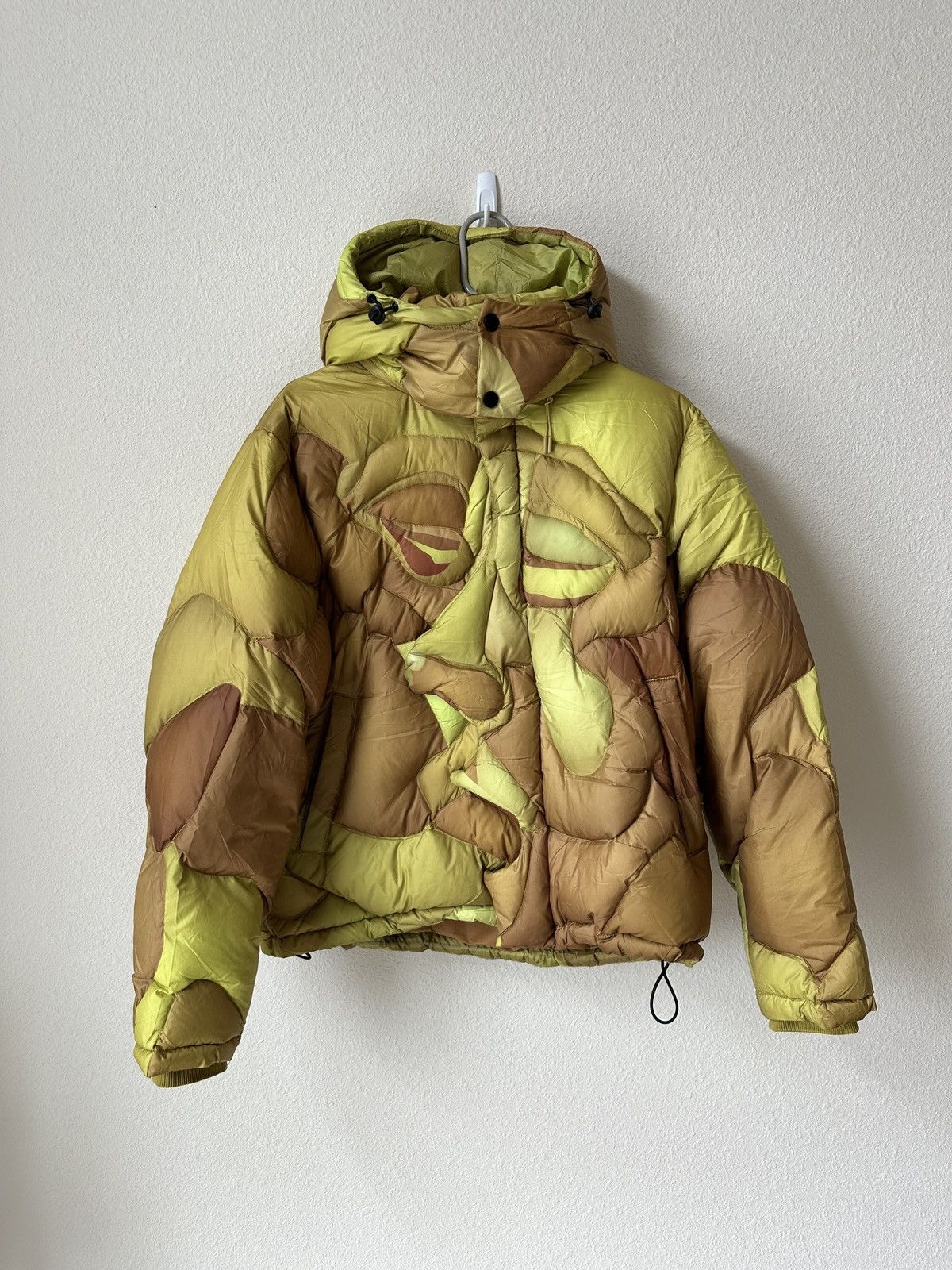 Kidsuper Studios Kidsuper Kissing Puffer Jacket Gold | Grailed