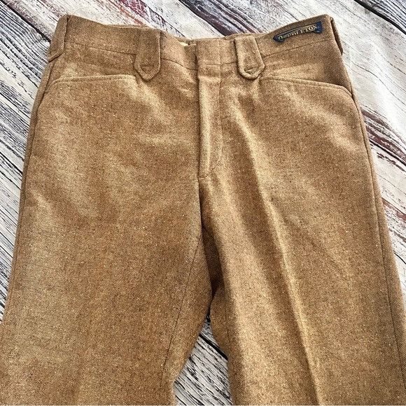 Pendleton Vintage Pendleton Men’s 100% Wool Tan Western Pants | Grailed