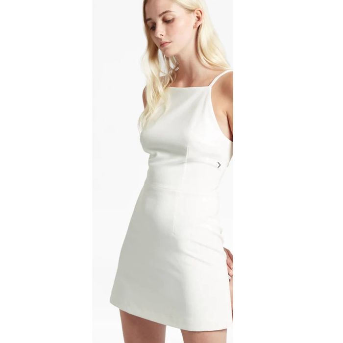 French Connection French Connection Whisper Light Square Neck Dress ...